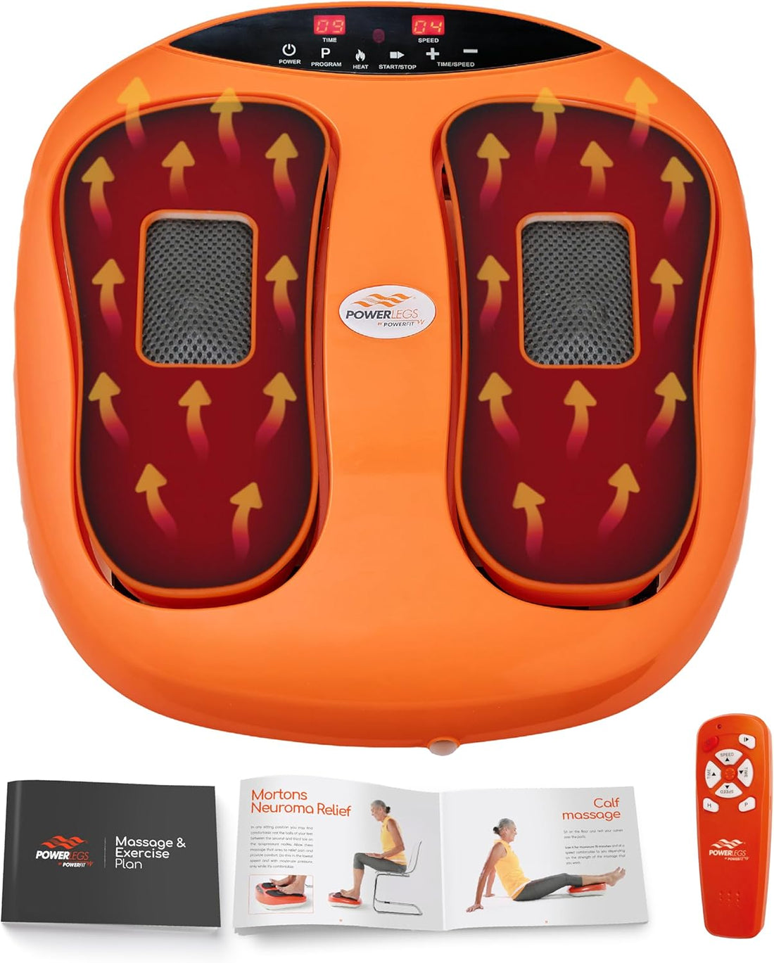 PowerLegs with Heat - Best Foot & Leg Massager – Powerfit USA